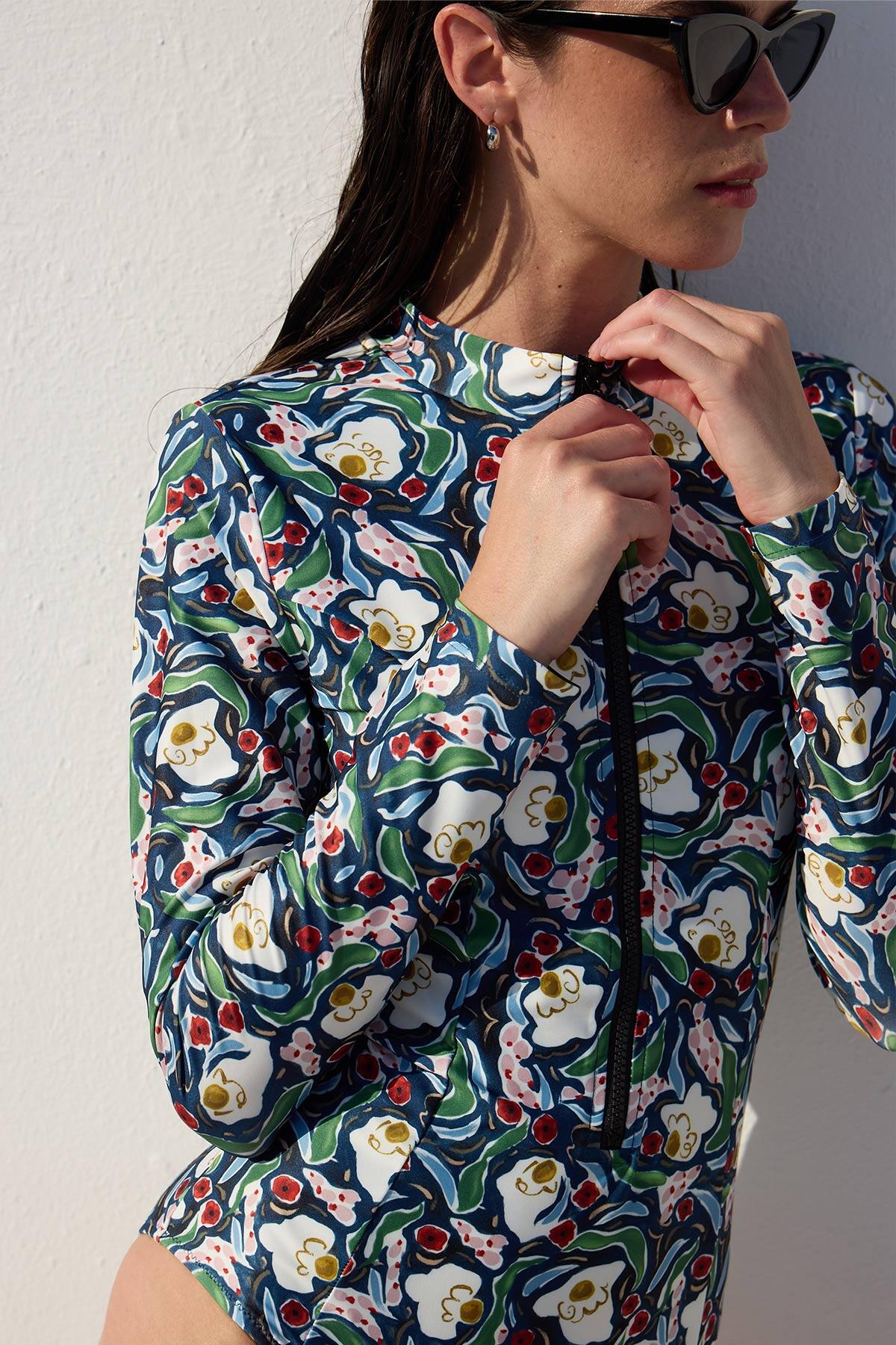 DESENLİ FERMUARLI SURF MAYO MULTİ COLOR | Manuka