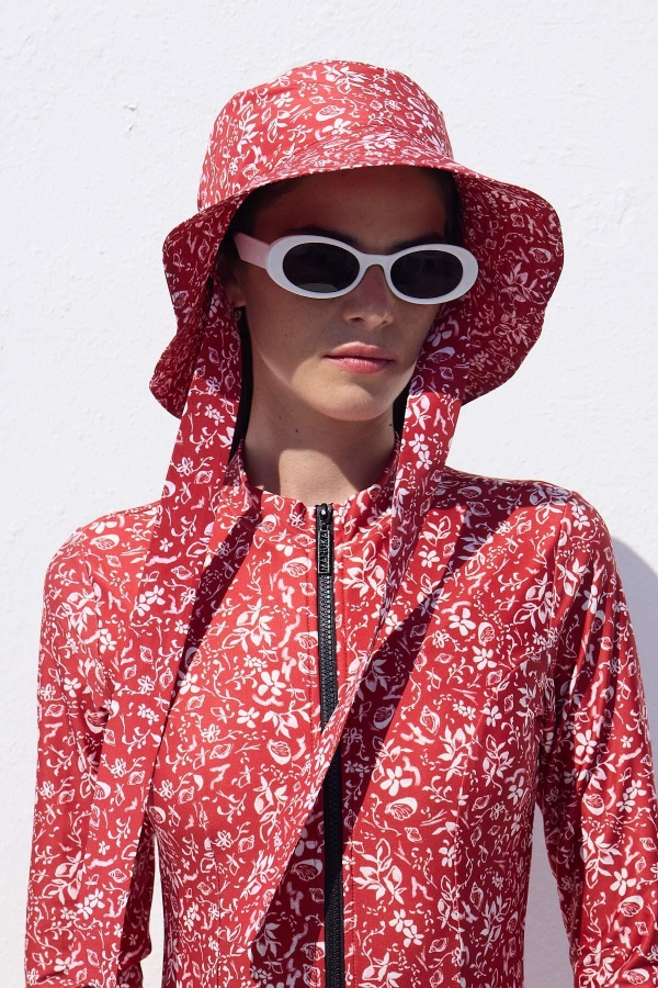 BAĞLAMALI BUCKET ŞAPKA RED SHELL | Manuka