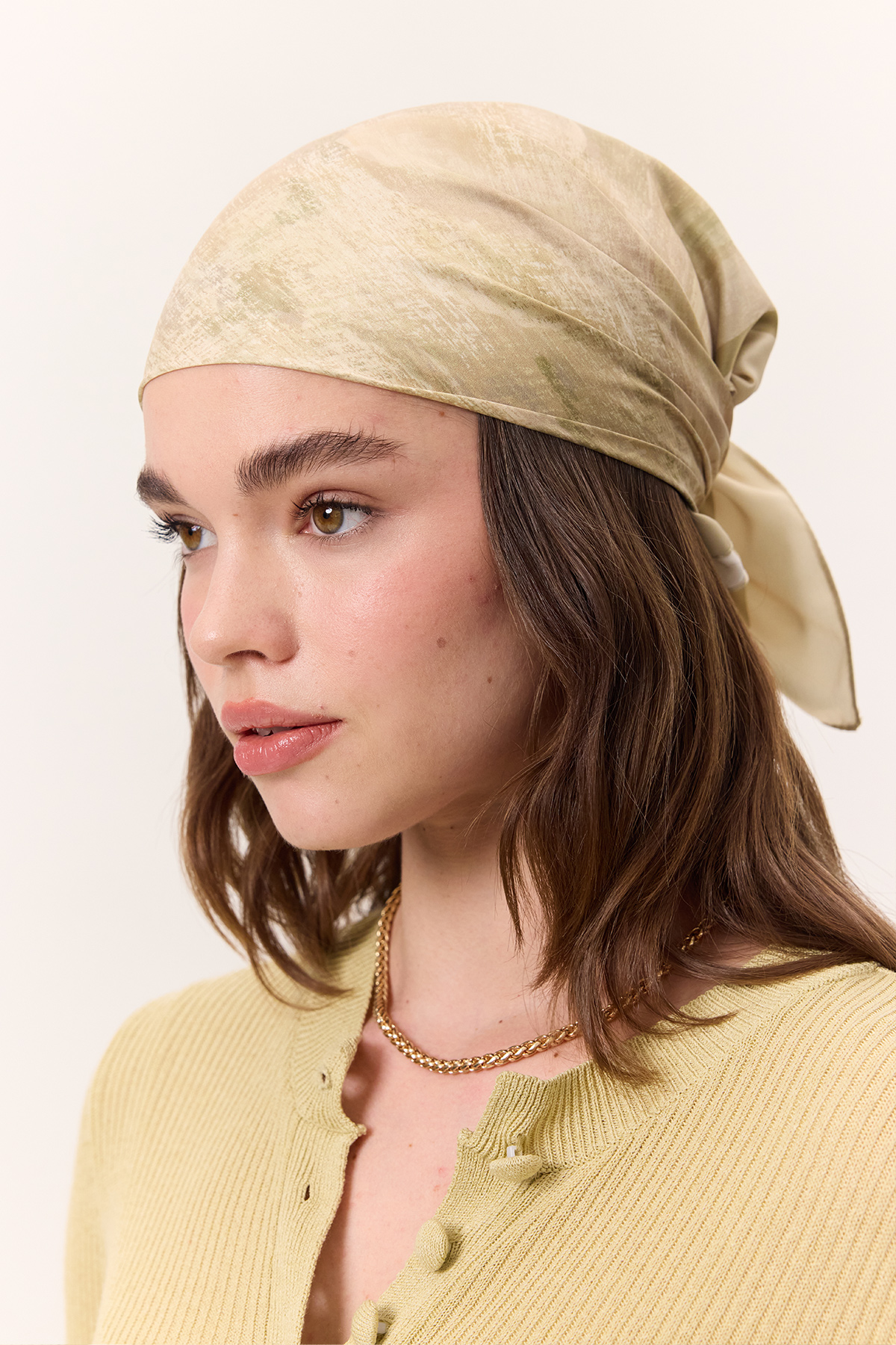 DESENLİ SATEN FULAR NOVA | Manuka